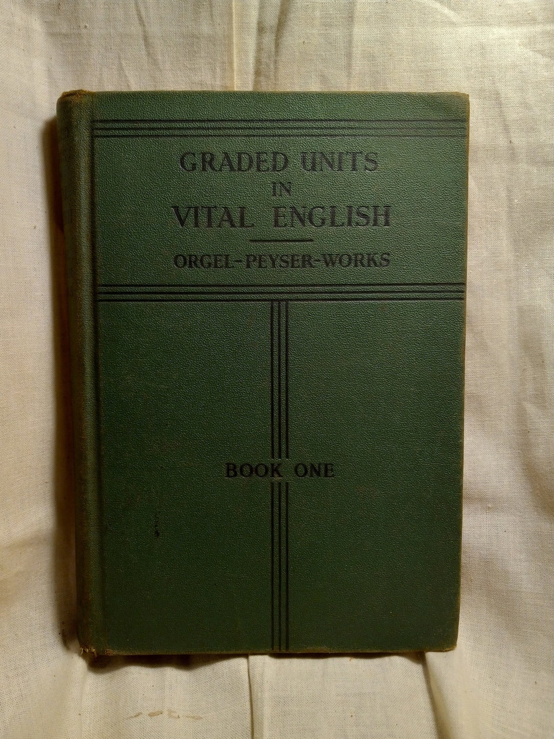 Grade in Units in Vital English Book One Orgel-peyser-works - Etsy