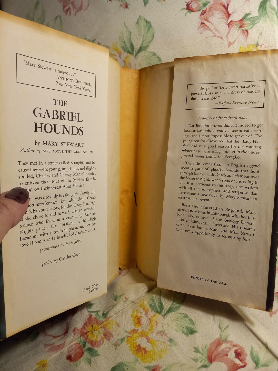 The Gabriel Hounds by Mary Stewart - Etsy