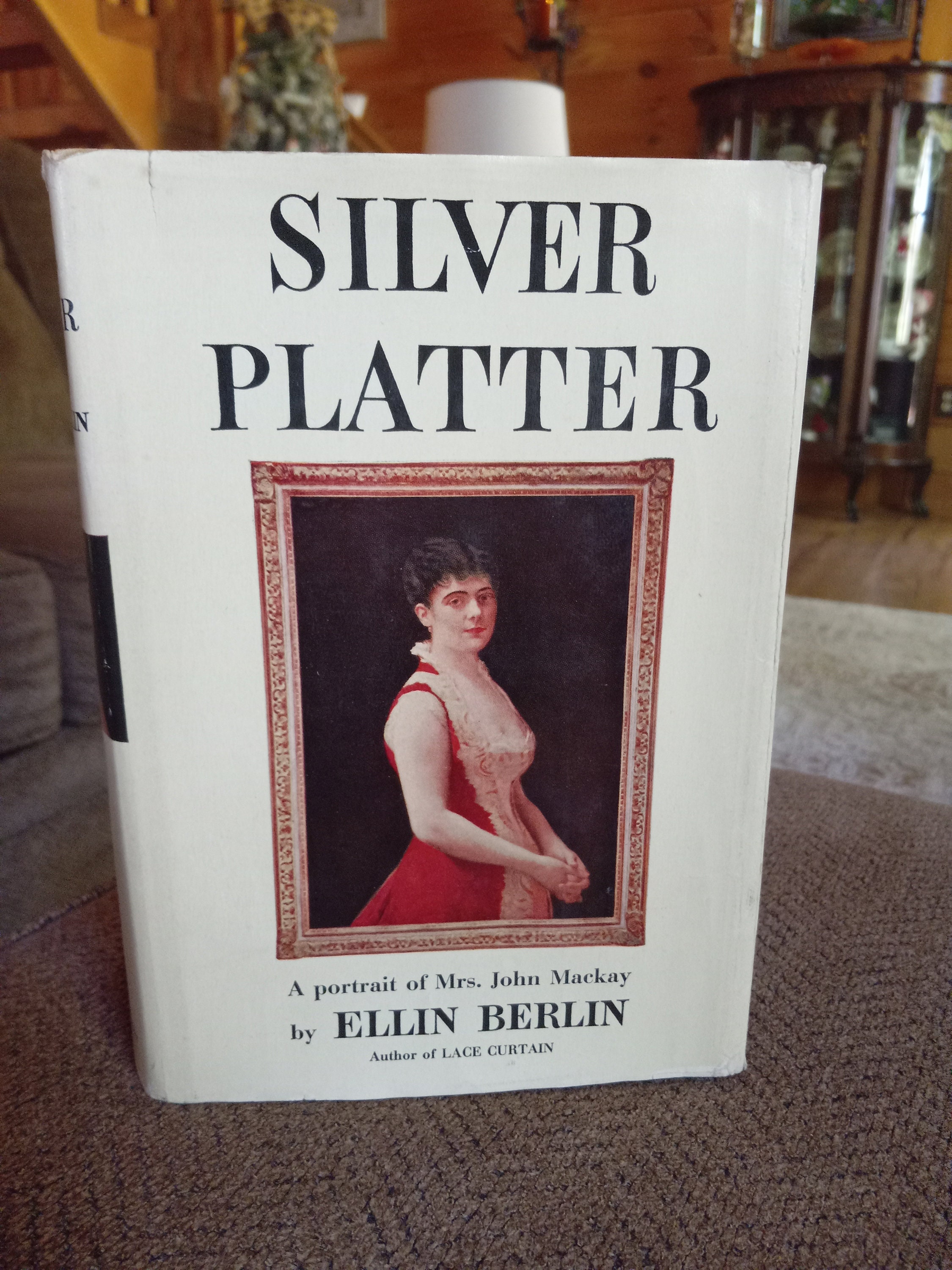 Silver Platter a Portrait of Mrs John Mackay by Ellin Berlin - Etsy