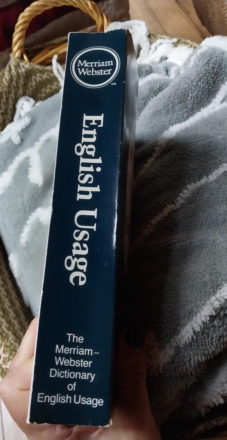 The Merriam-webster Dictionary of English Usage - Etsy