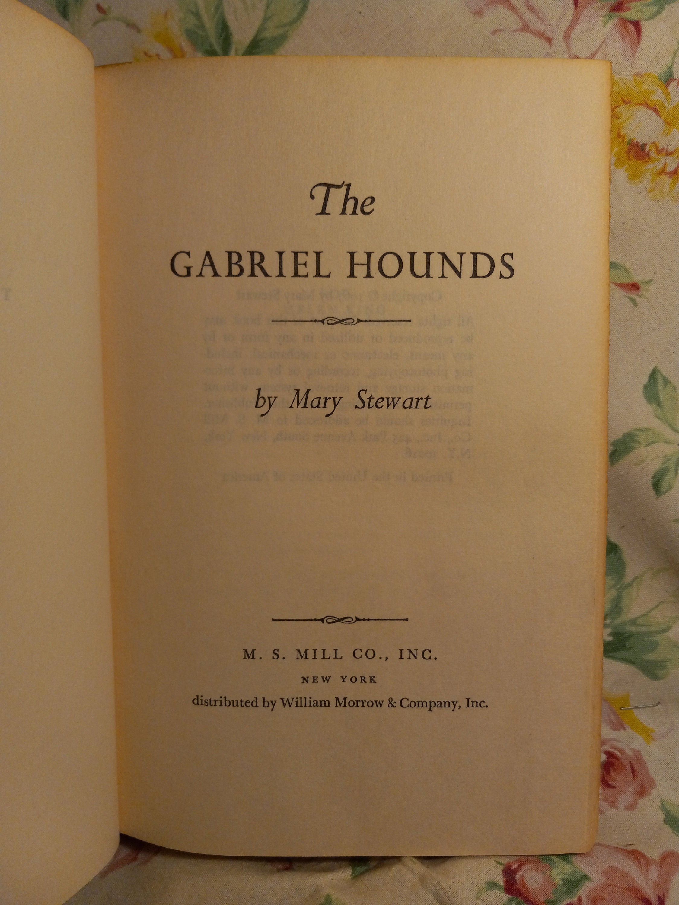 The Gabriel Hounds by Mary Stewart - Etsy