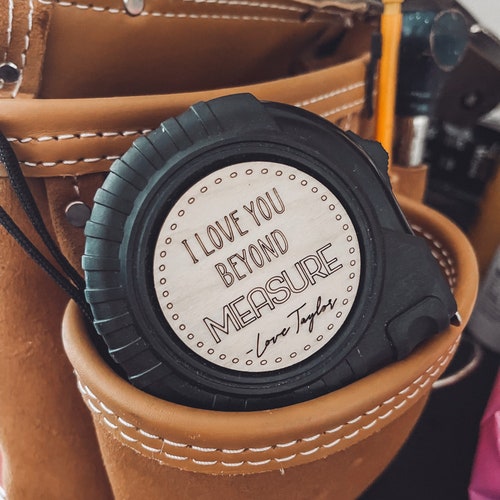 Engraved Tape Measure Personalized Fathers Day Gift Custom - Etsy