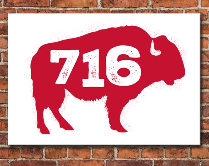 716, Buffalo New York, Art Print - Etsy