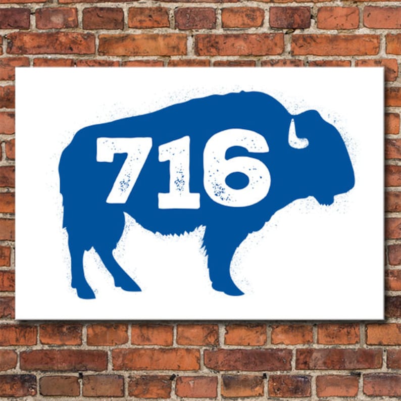 716, Buffalo New York, Art Print - Etsy