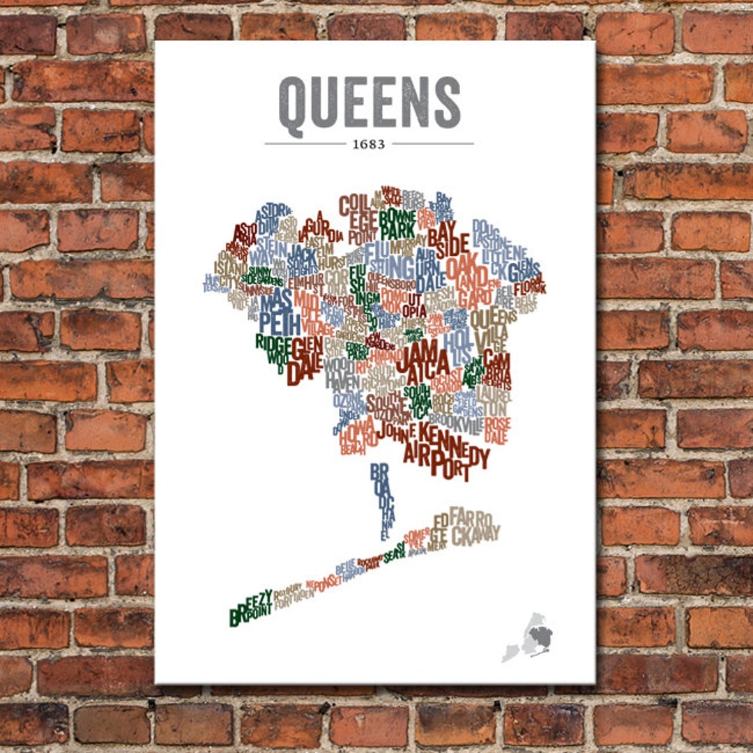 The Boroughs of New York City Series – Queens, Art Print - Etsy