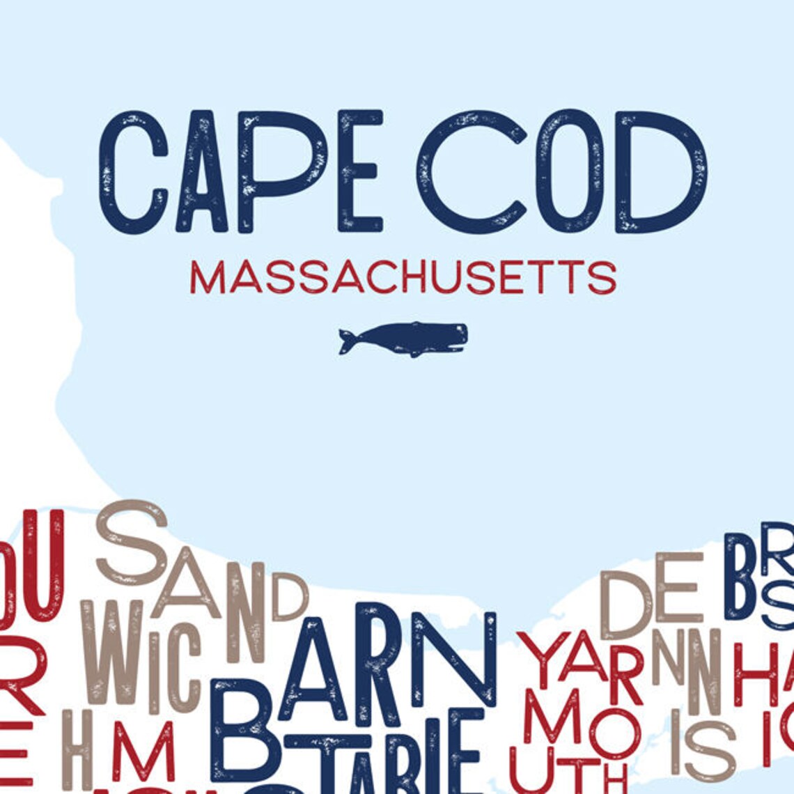 Cape Cod Massachusetts Art Print - Etsy