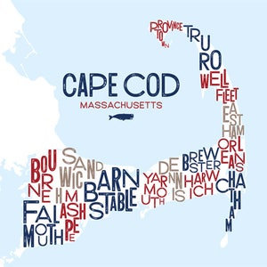 Cape Cod, Massachusetts, Art Print - Etsy
