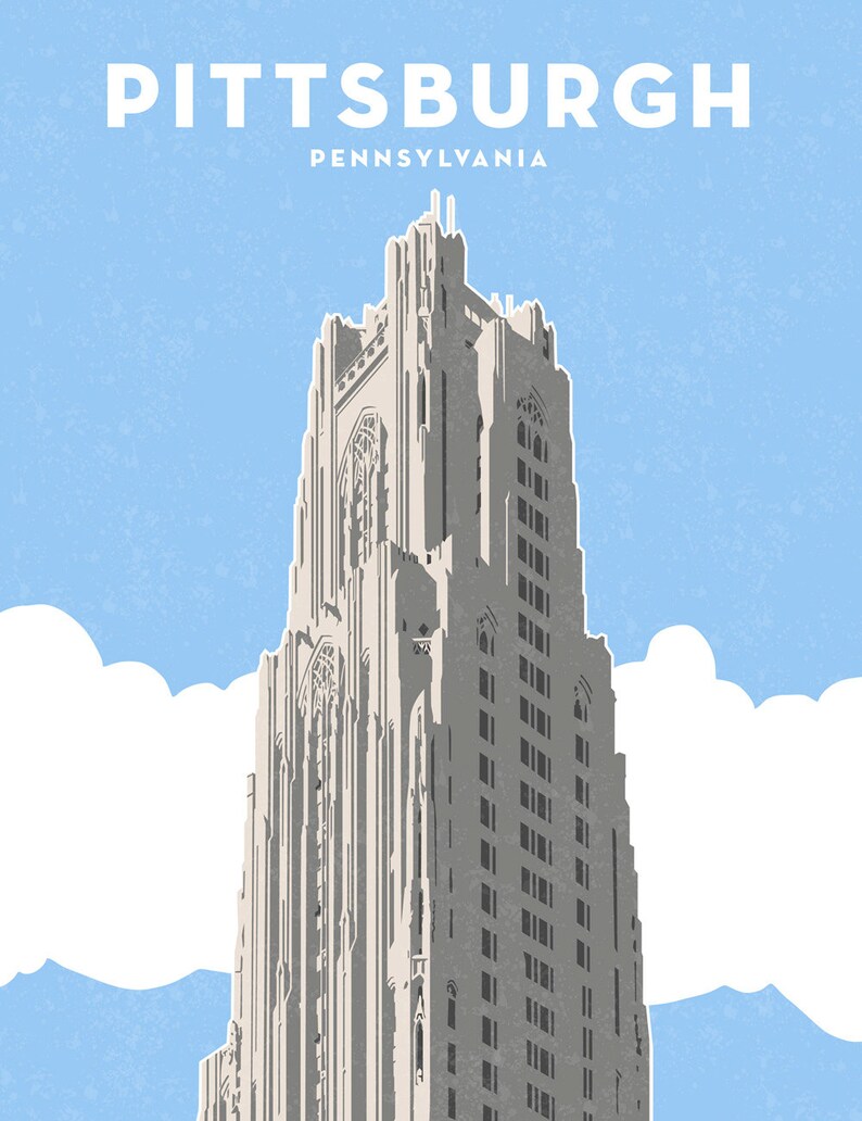 Cathedral of Learning, Pittsburgh Pennsylvania, Art Print - Etsy