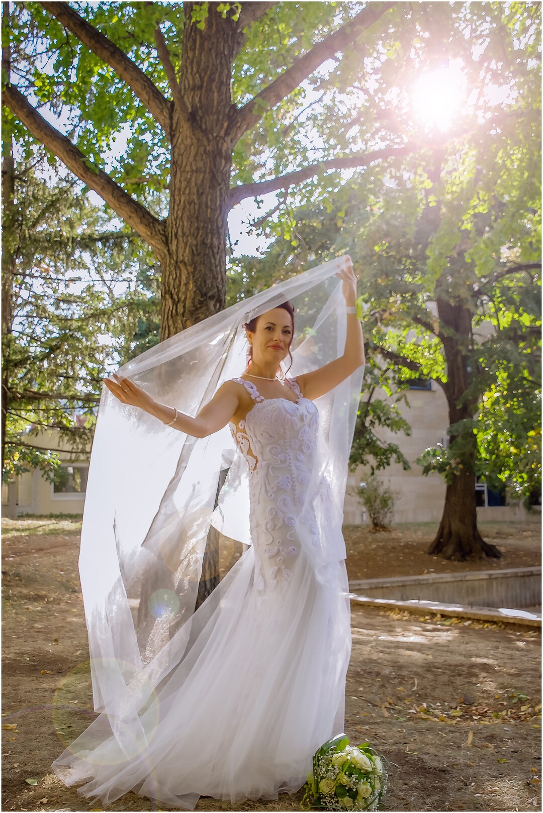 Unique Wedding Dress With Irish Lace Handmade Crochet Elements Elegant ...