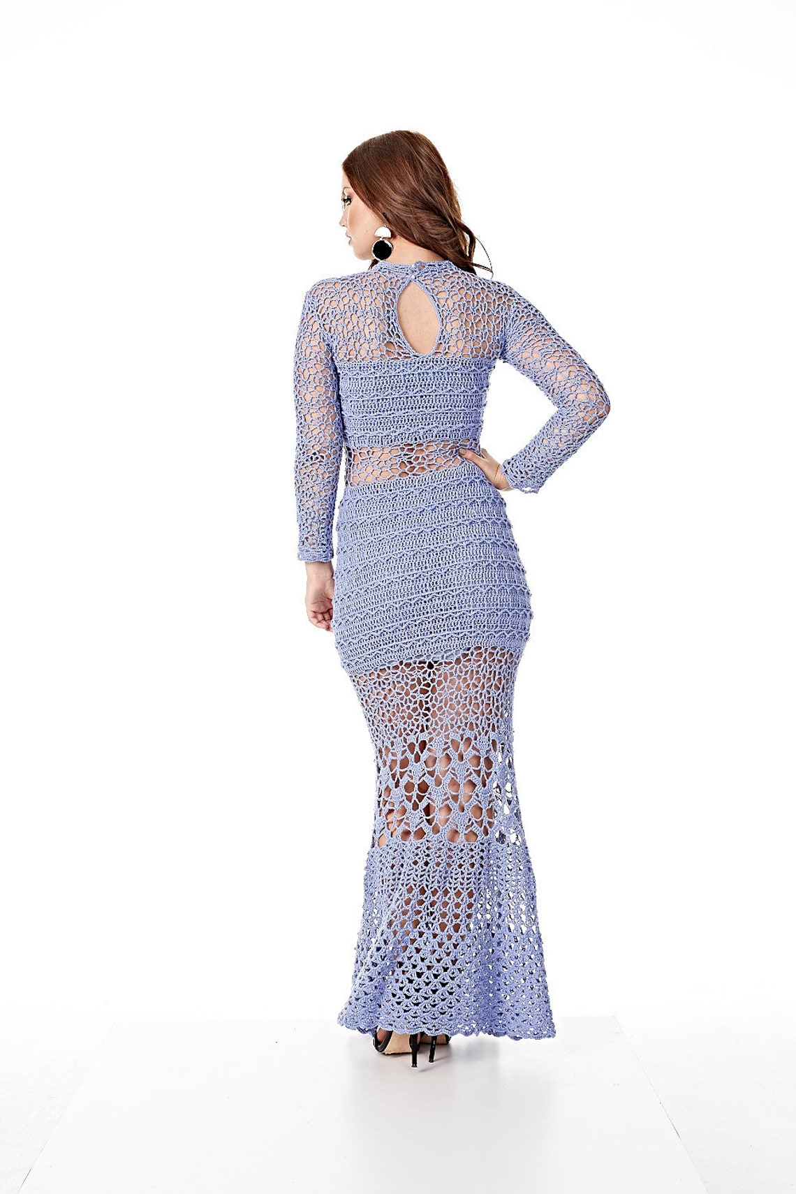 Crochet Dress Women Crochet Dress Bohemian Lace Dress Hand Crochet ...