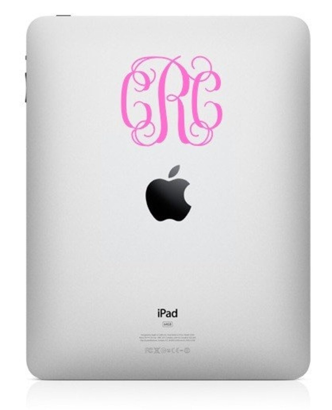 3" Inch Monogram Sticker Vinyl Decals Ipad, Car, Laptop Sticker - Etsy