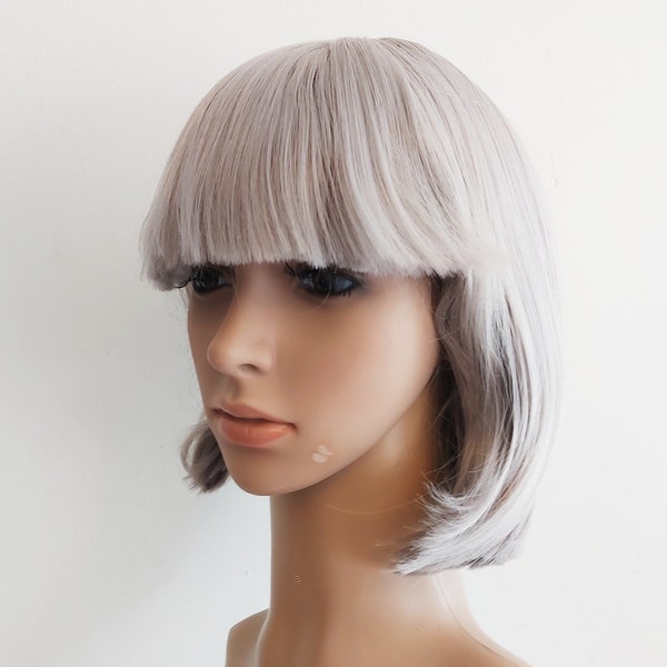 Gray Bob Wig - Etsy