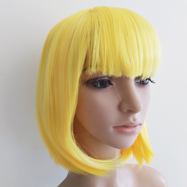 Yellow Wig - Etsy