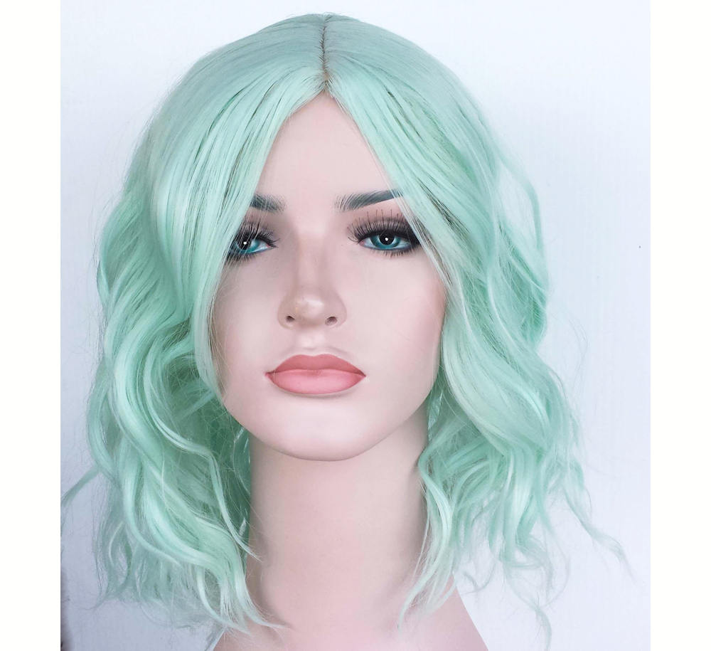 Pale green wig store