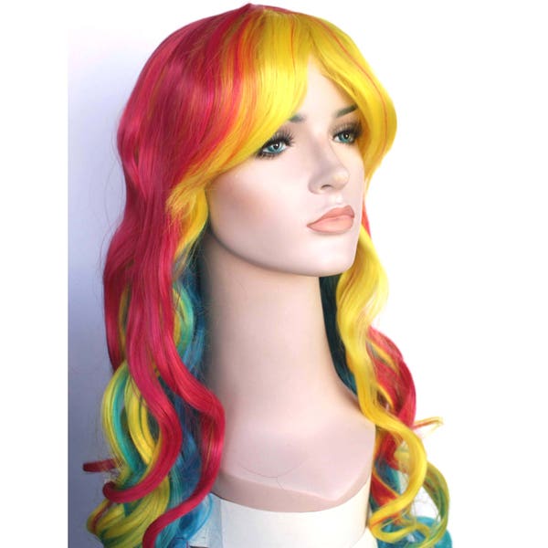 Long Curly Wig - Etsy