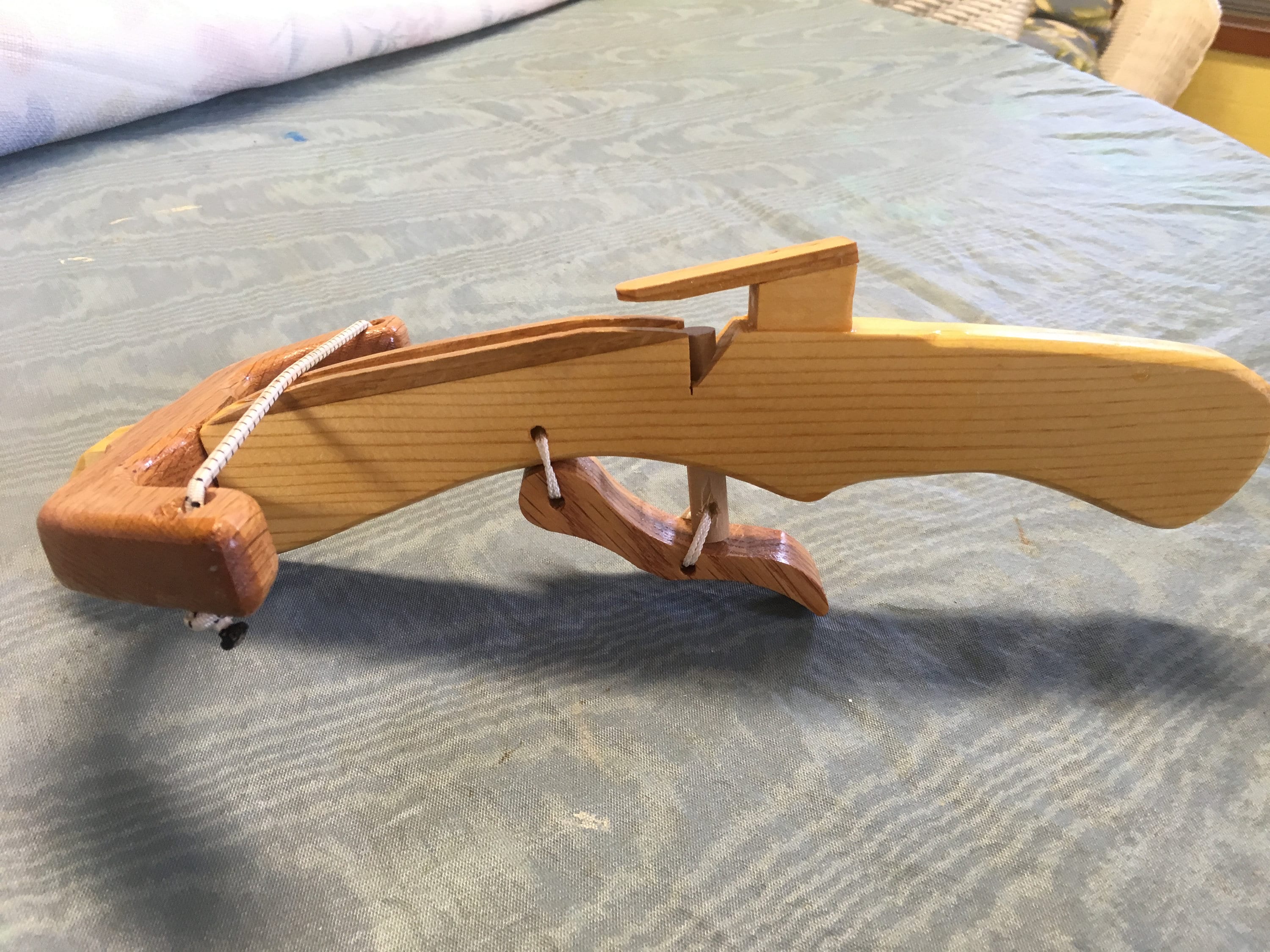 Handmade Wooden Mini Crossbow: Marshmallow & Pom Pom Launcher - Etsy