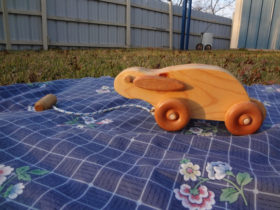 Hopper: Rabbit Hop-along Push/pull Toy - Etsy