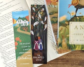 Literary Favorites Bookmarks Wizard of OZ. Anne of Green Gables.evelyn ...