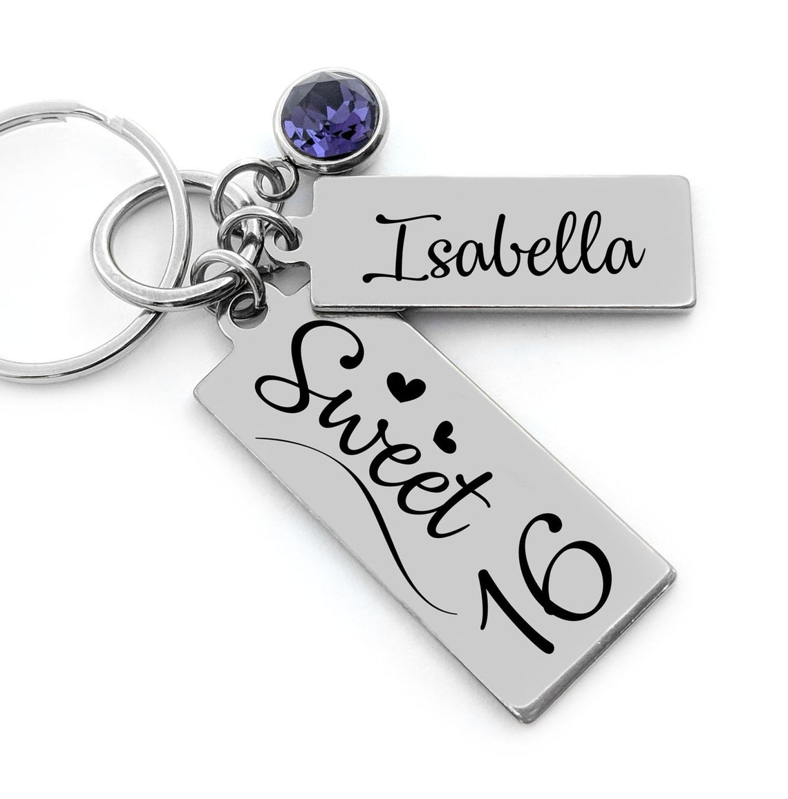 Sweet 16 Key Chain Birthday Gift for 15 16 17 18 - Etsy