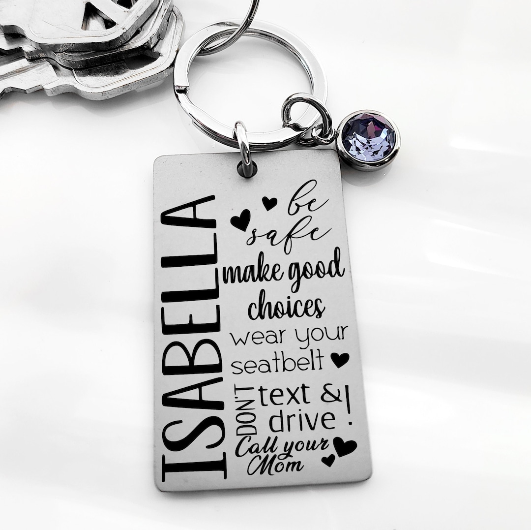 Sweet 16 Gift, Personalized Keychain, Teen Daughter Gift, Teenager ...