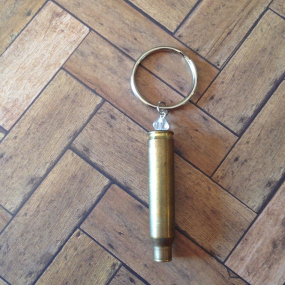 Items similar to IMG 5.56 Gun Shell Keychain, Handmade Keychain, Gun ...
