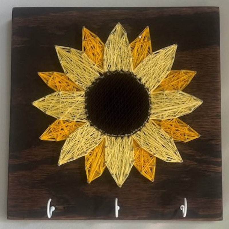 Sunflower String Art - Etsy