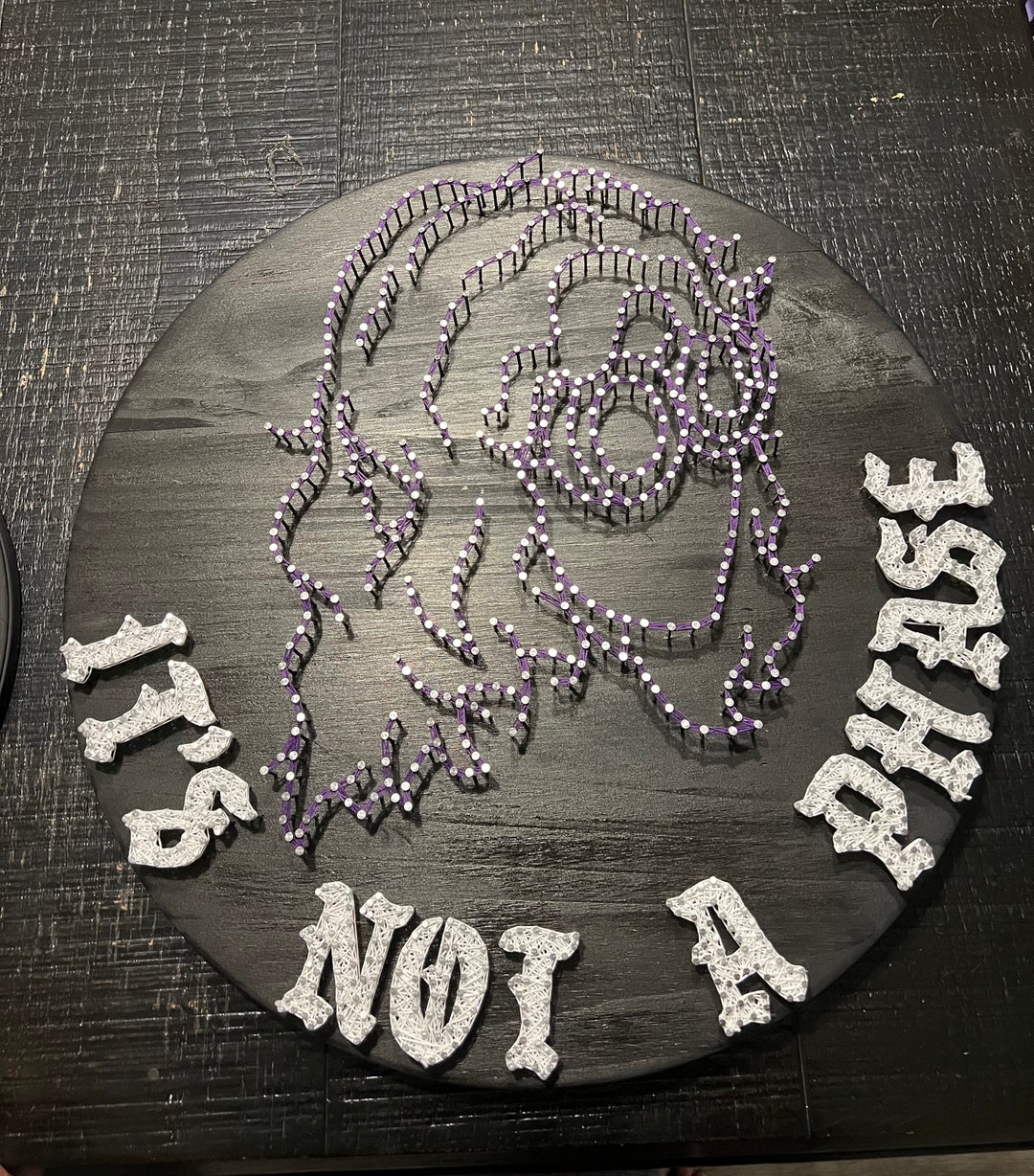 It’s Not a Phase String Art, Rezz-inspired Wall Decor, Handmade Gift ...
