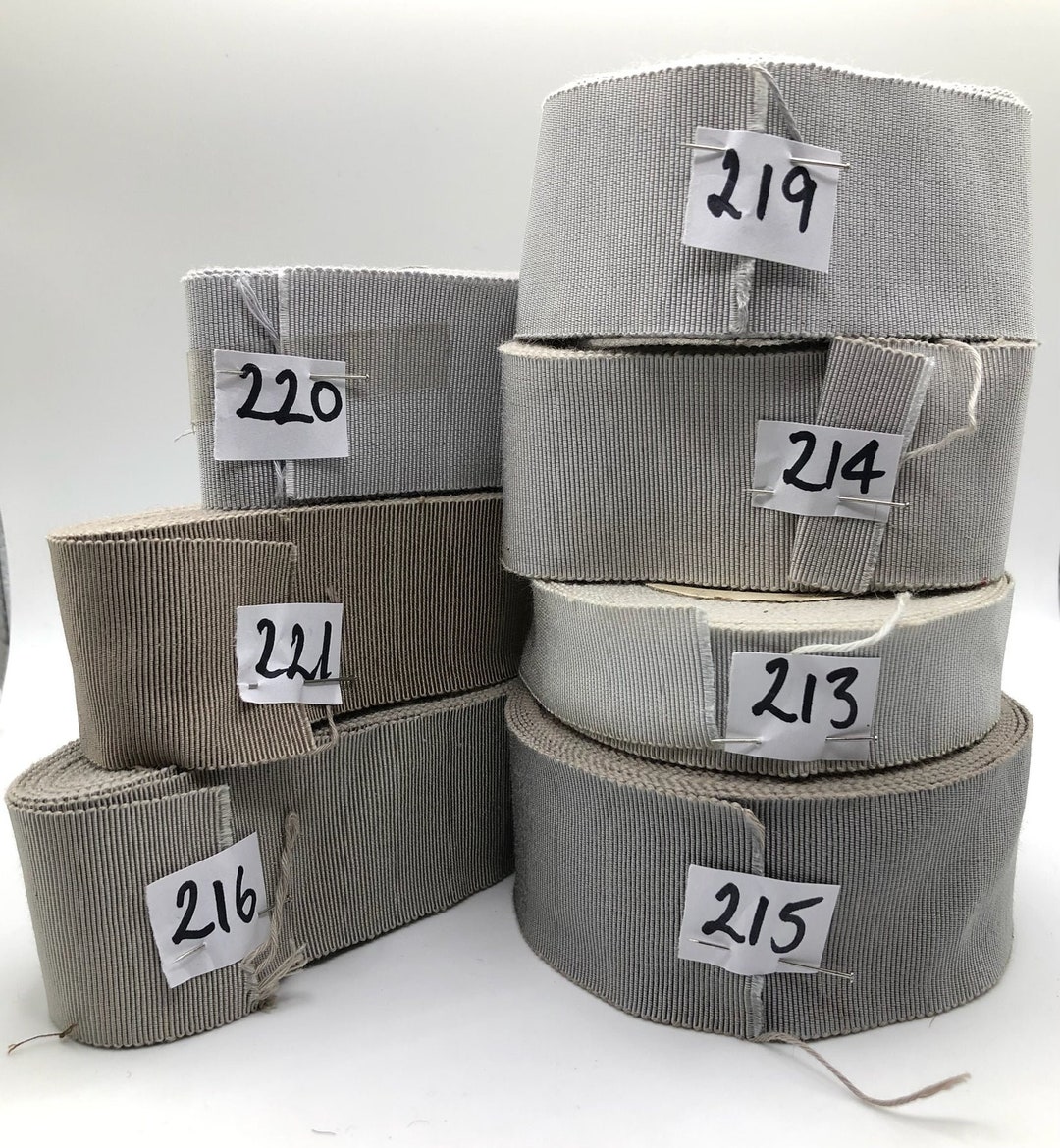 Original French Vintage Petersham and Grosgrain Hat Ribbon Grey Gray - Etsy