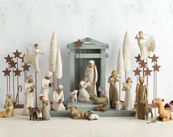 Hand Painted Nativity Set - Etsy