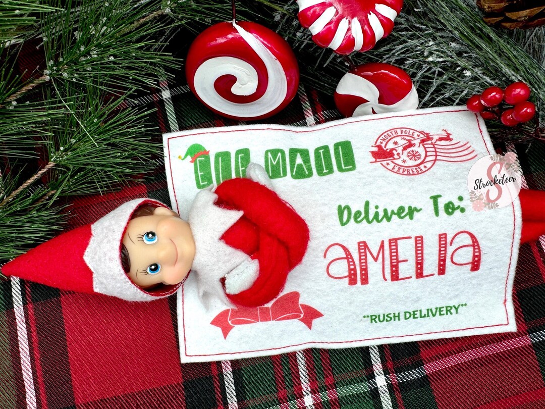 Customized Personalized Elf Return Letter OUTFIT Fits ONE Elf ...