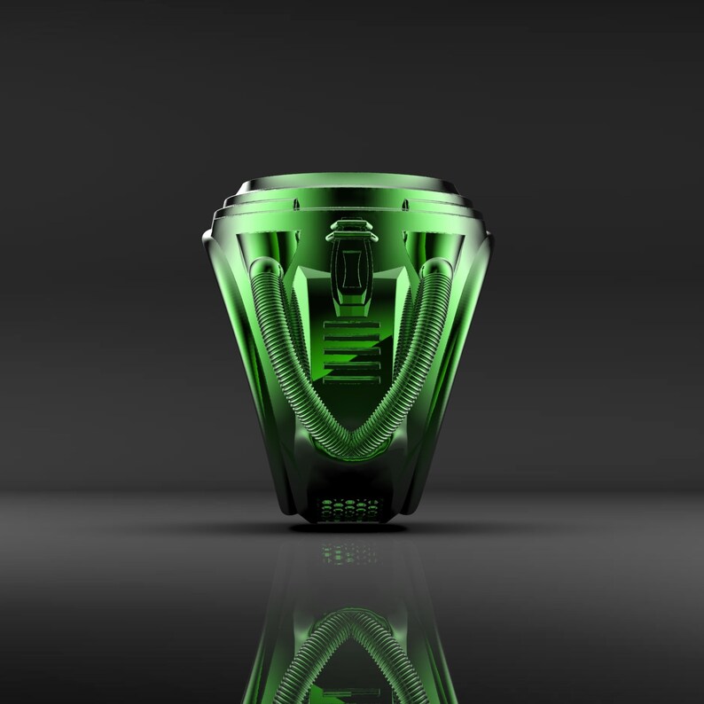 2022 GL Mech .950 Sterling Silver With Green Nano-ceramic - Etsy