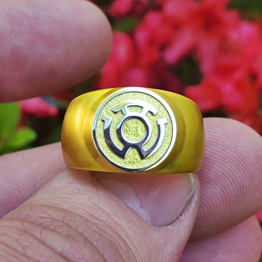 Yellow Lantern Ring Replica