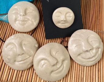Moon Face Pottery - Etsy