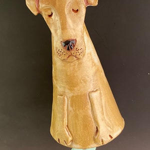 Pottery Animal Bells. Handmade Ceramic Wind Chime. Garden or Indoor ...