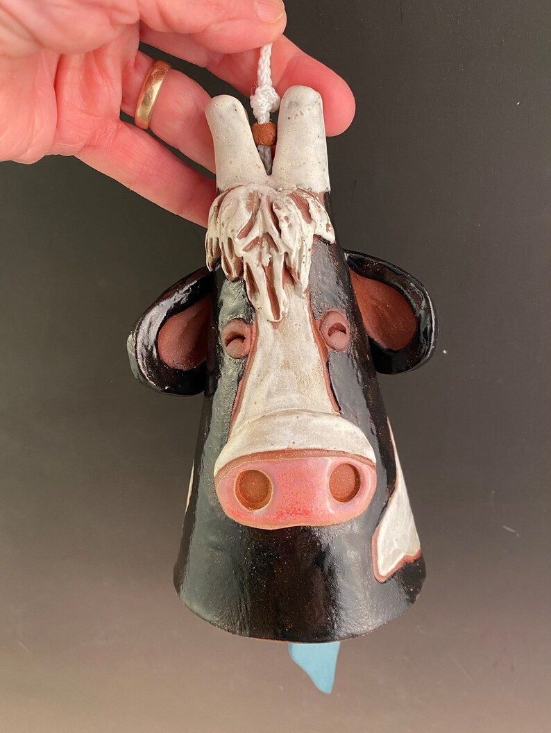 Pottery Animal Bells. Handmade Ceramic Wind Chime. Garden or - Etsy