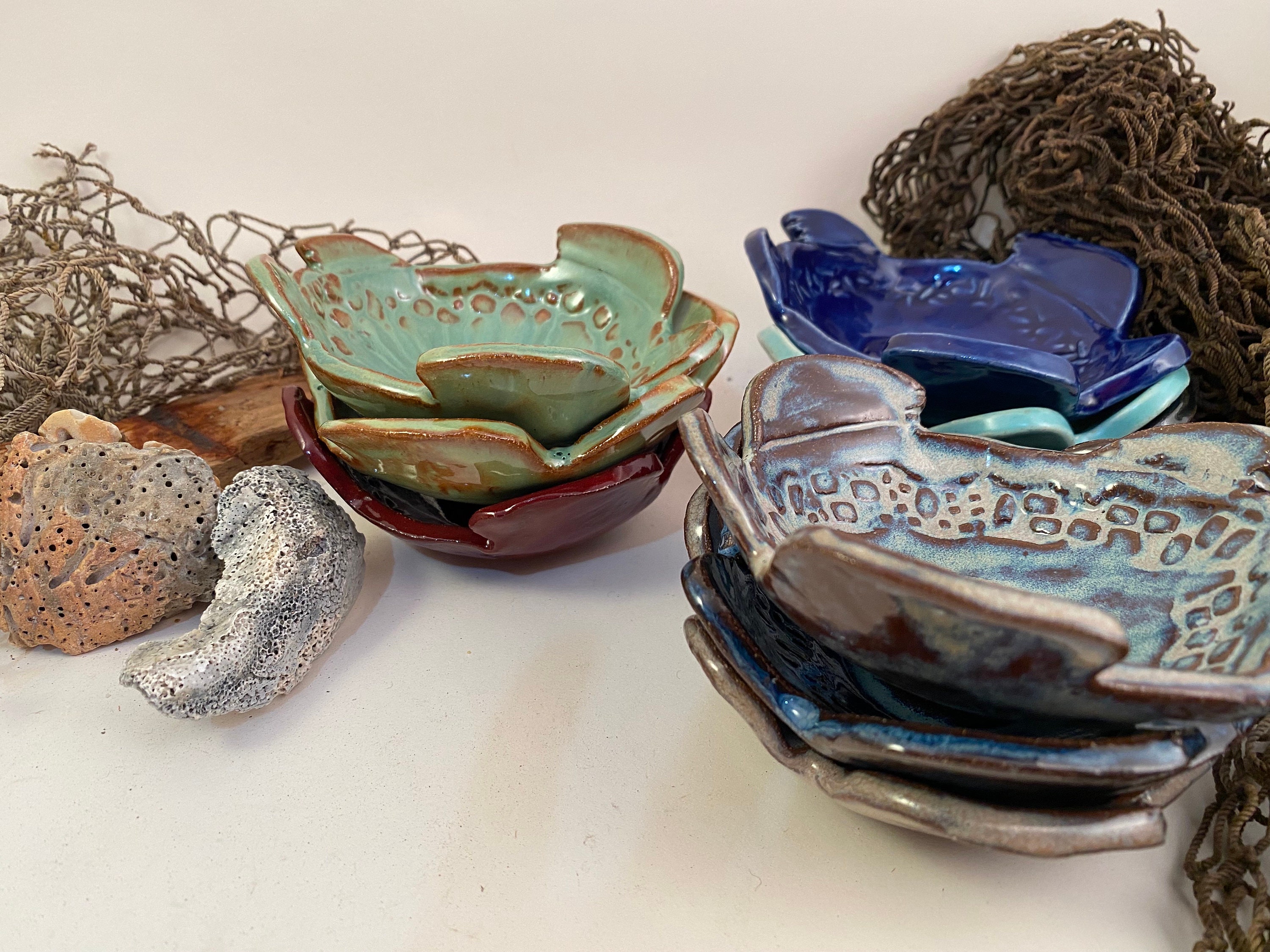 Original Ceramic Sea Turtle Bowls. Pottery Turtle Dishes. - Etsy