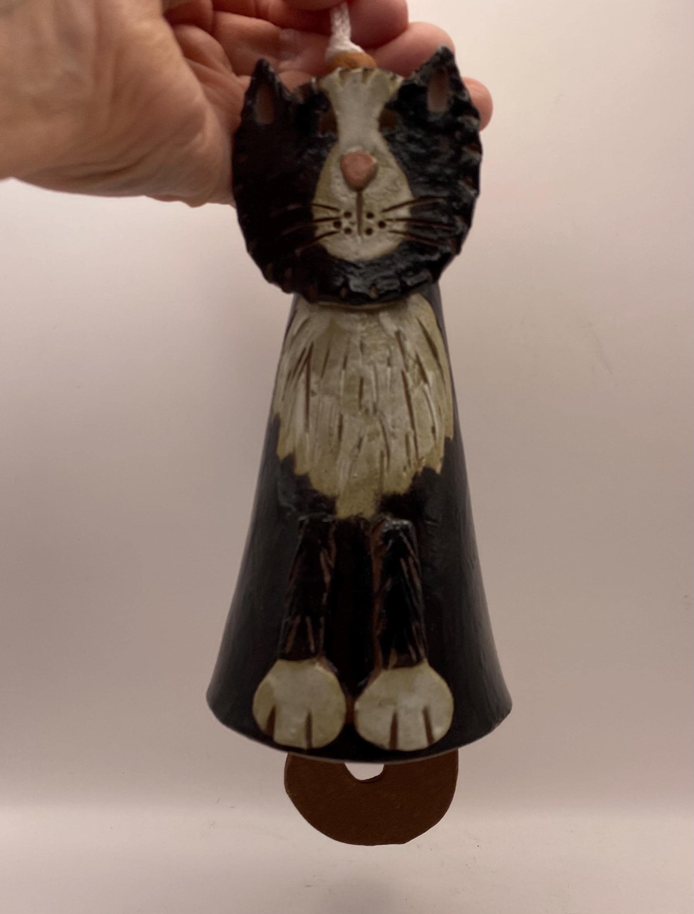 Pottery Animal Bells. Handmade Ceramic Wind Chime. Garden or Indoor ...