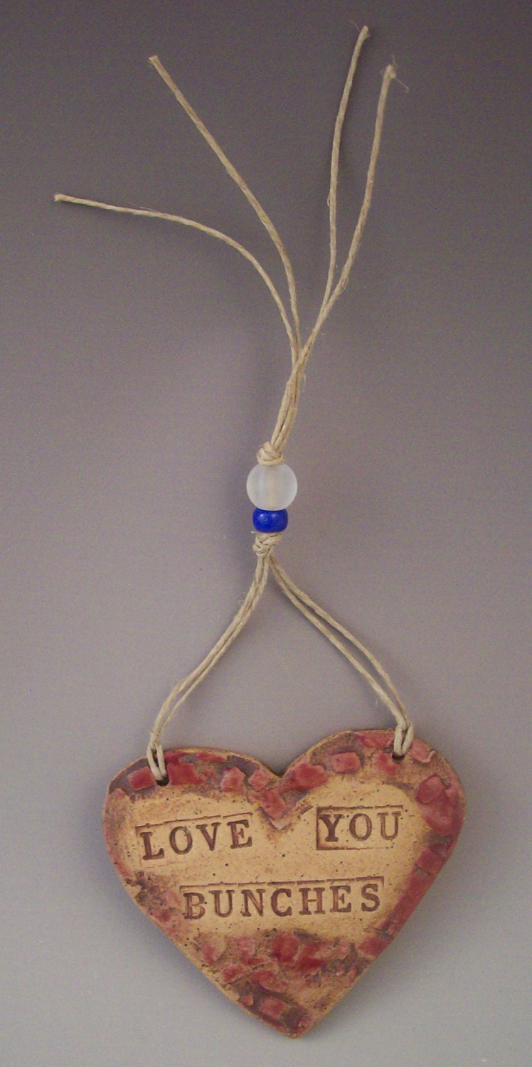 Ceramic Hearts. Pottery Love Notes. Valentine Loving Gift - Etsy