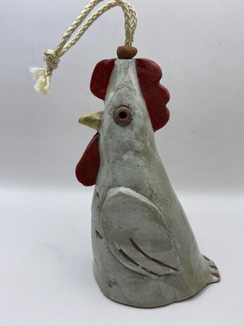 Pottery Animal Bells. Handmade Ceramic Wind Chime. Garden or Indoor ...