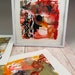 Original Abstract Painting on Paper. Unframed Acrylic Mixed Media Art ...