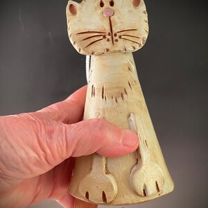 Pottery Animal Bells. Handmade Ceramic Wind Chime. Garden or Indoor ...