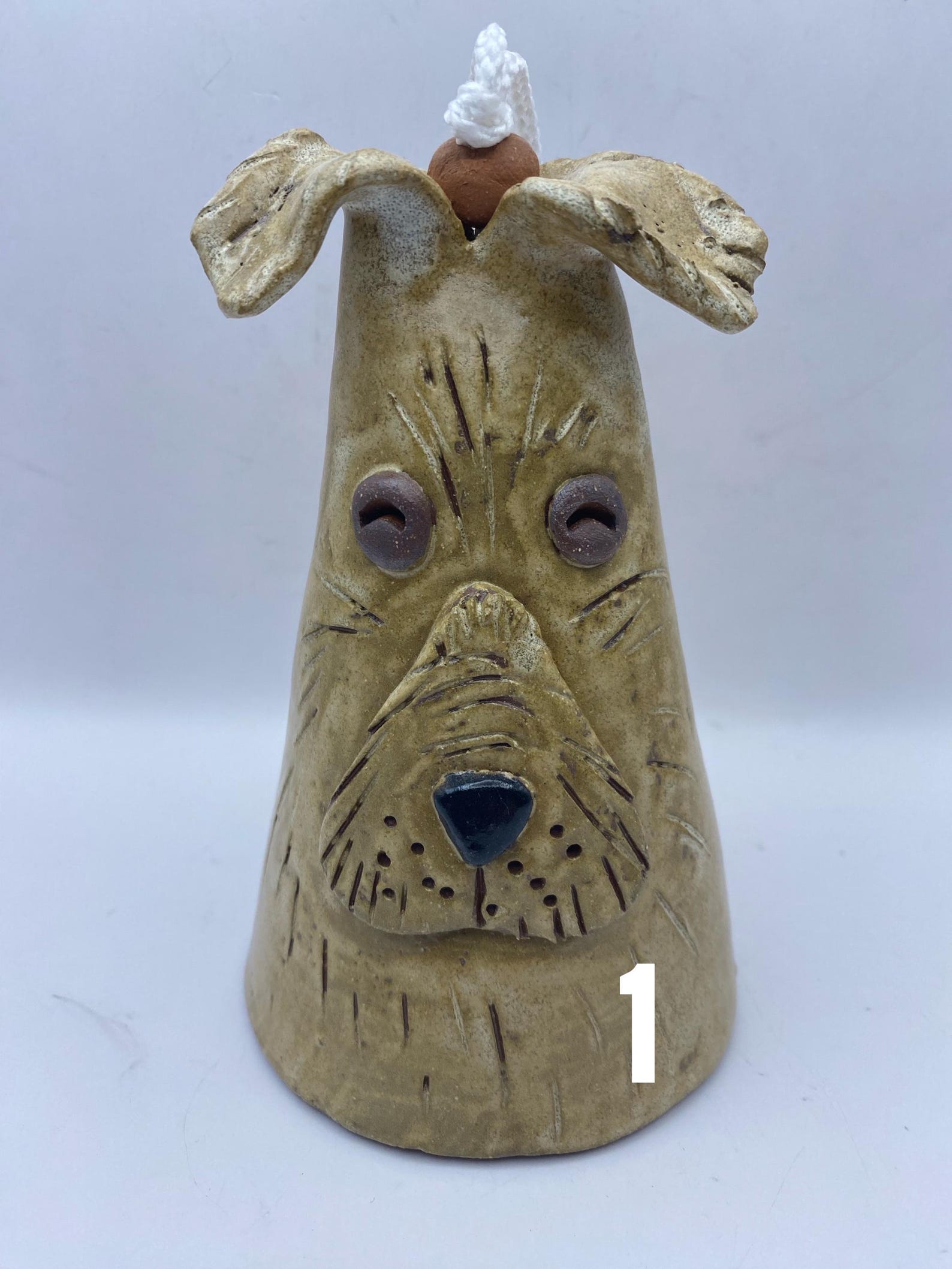 Pottery Animal Bells. Handmade Ceramic Wind Chime. Garden or Indoor ...