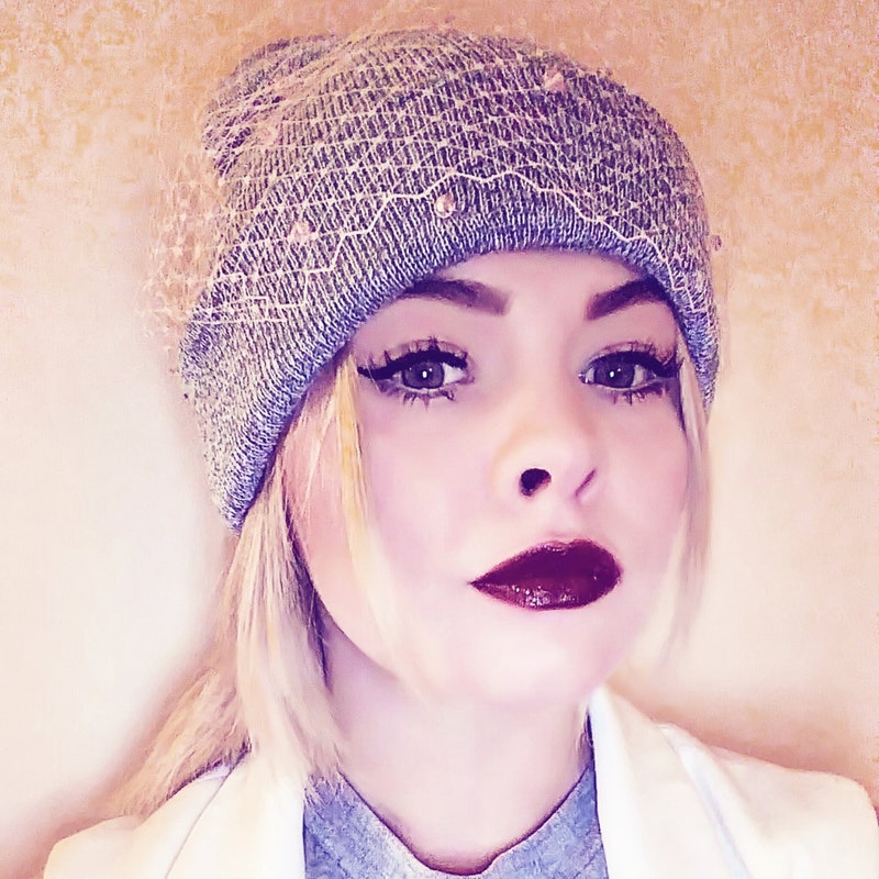 Veiled Beanie - Etsy