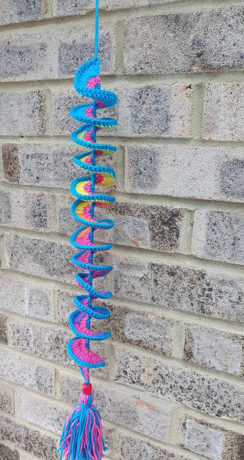Crochet Windspinner Wind Spinners. Handmade Various Colours - Etsy