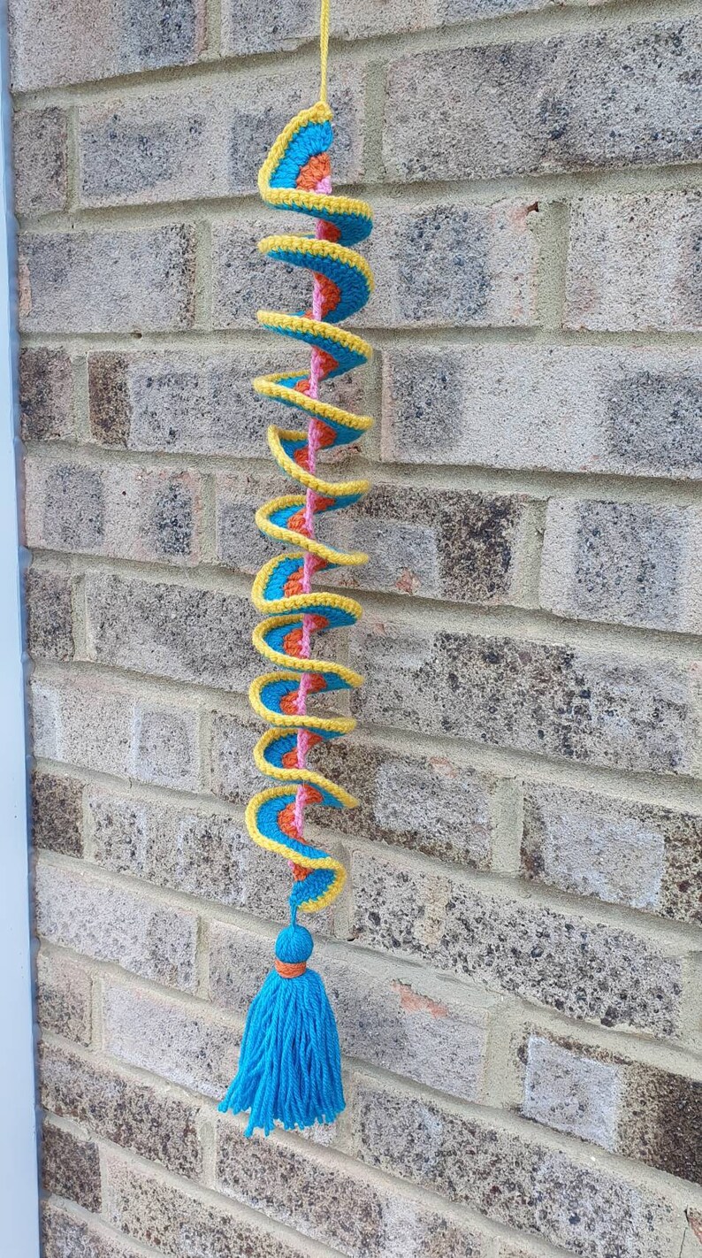 Crochet Windspinner Wind Spinners. Handmade Various Colours - Etsy