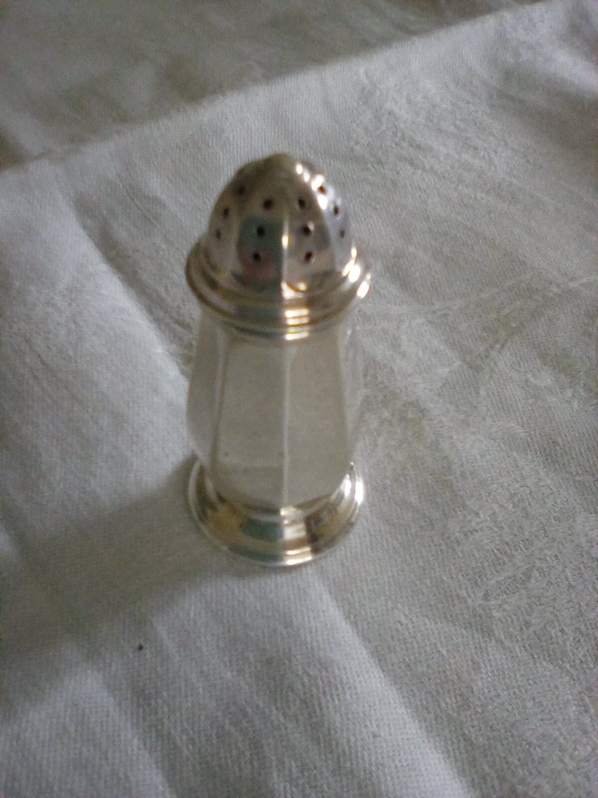 1930'a Silver Pepper Pot. Charming Tactile Good - Etsy