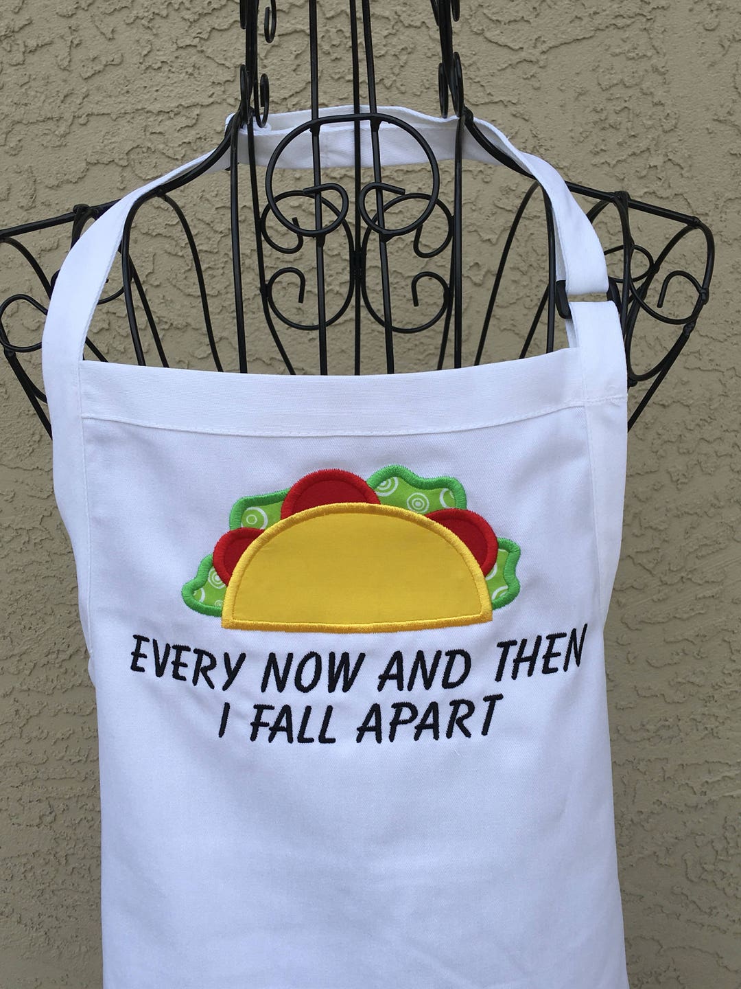 Embroidered Adult Taco Apron - Etsy