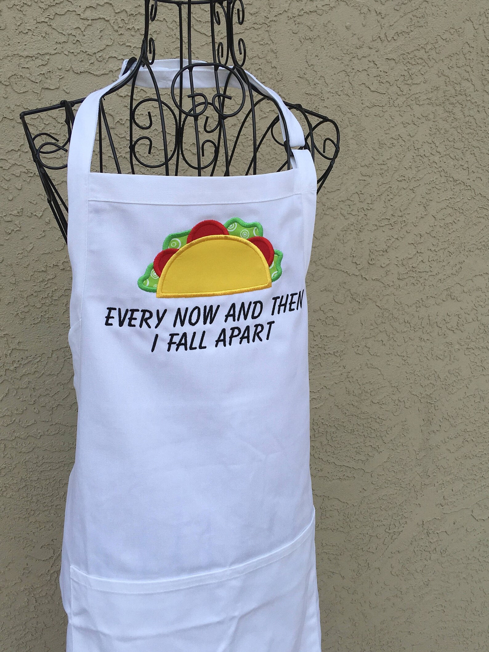 Embroidered Adult Taco Apron - Etsy