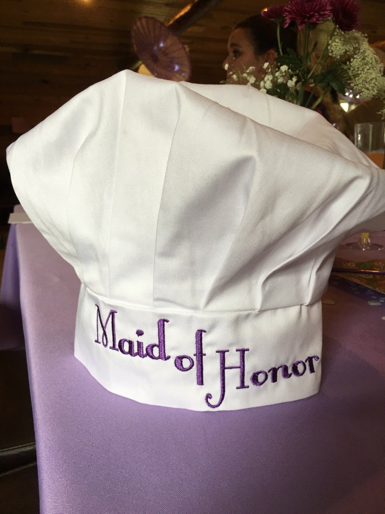 Personalized Chef's Hat in White | Etsy