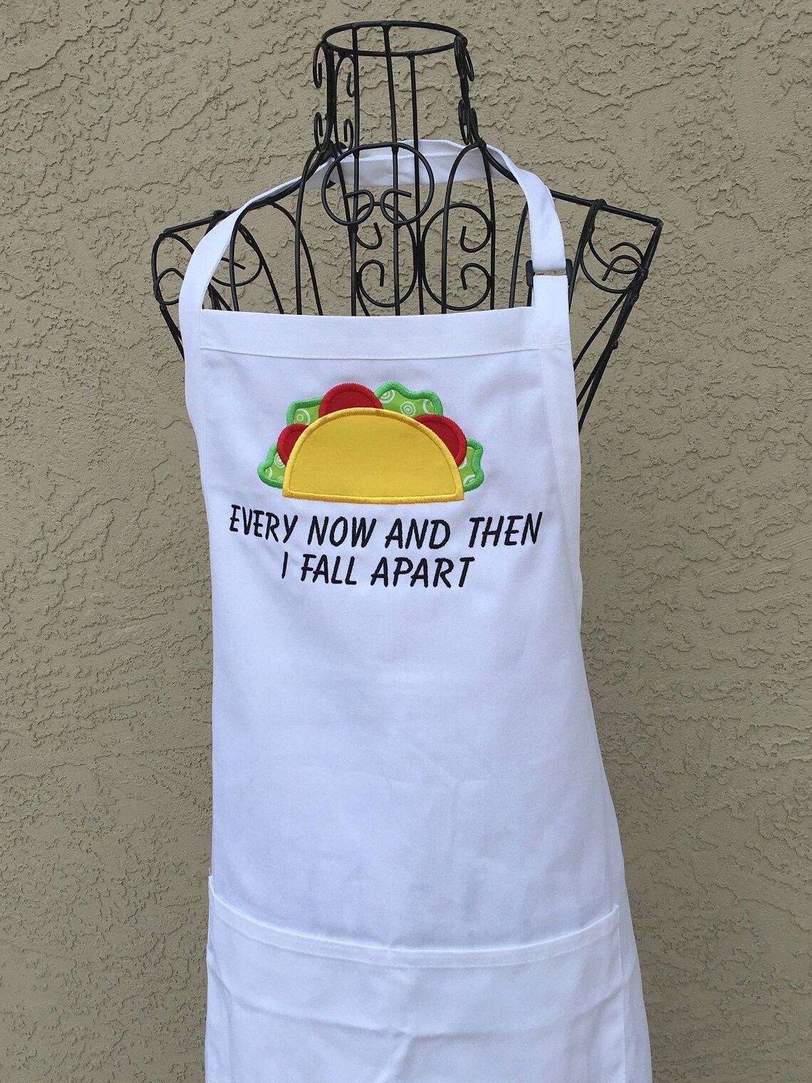 Embroidered Adult Taco Apron - Etsy